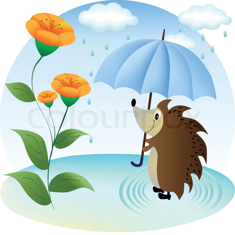 Regentag | Stock-Vektor | Colourbox