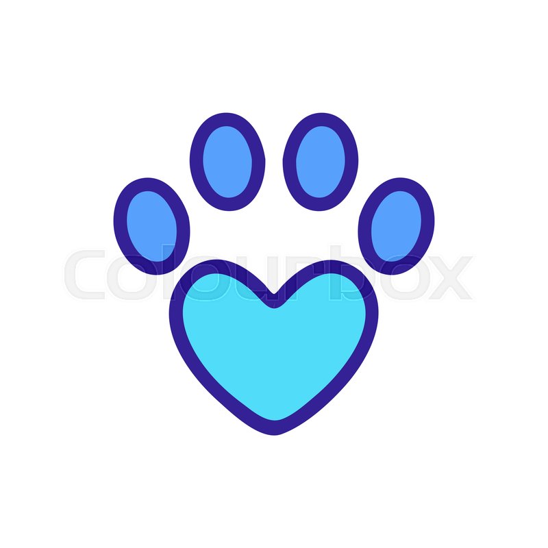 Pet icon icon vector. Thin line sign. ... | Stock vector | Colourbox