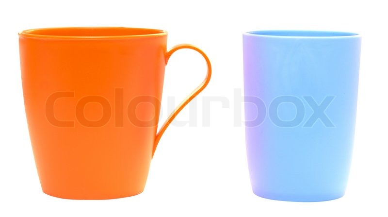 Plastic cups | Stock image | Colourbox