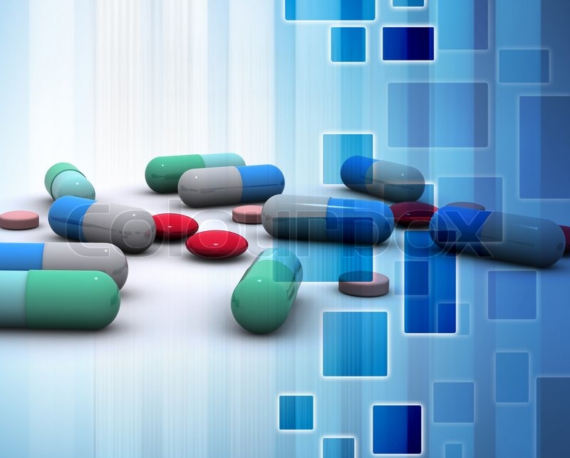 Capsule background | Stock image | Colourbox