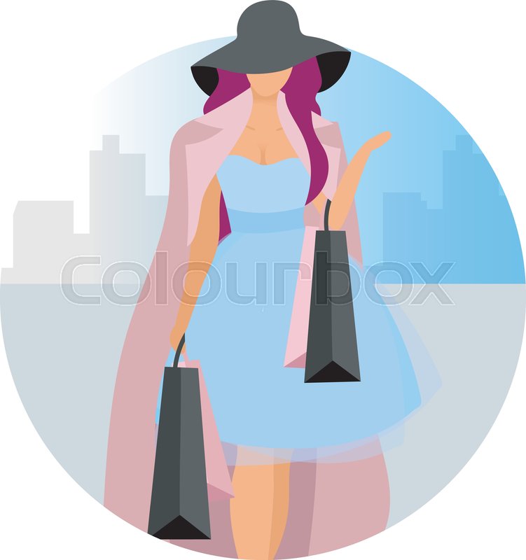 Woman Shopping Icon