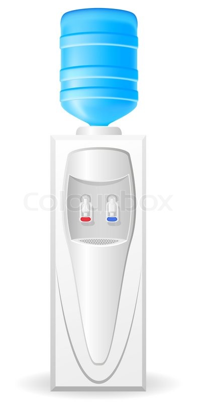 Water cooler vector illustration | Stock vector | Colourbox