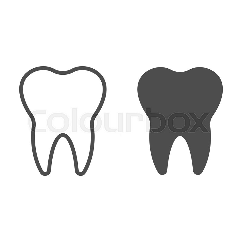 Single Teeth Vector