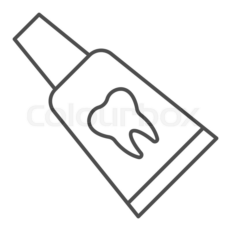 Toothpaste Outline