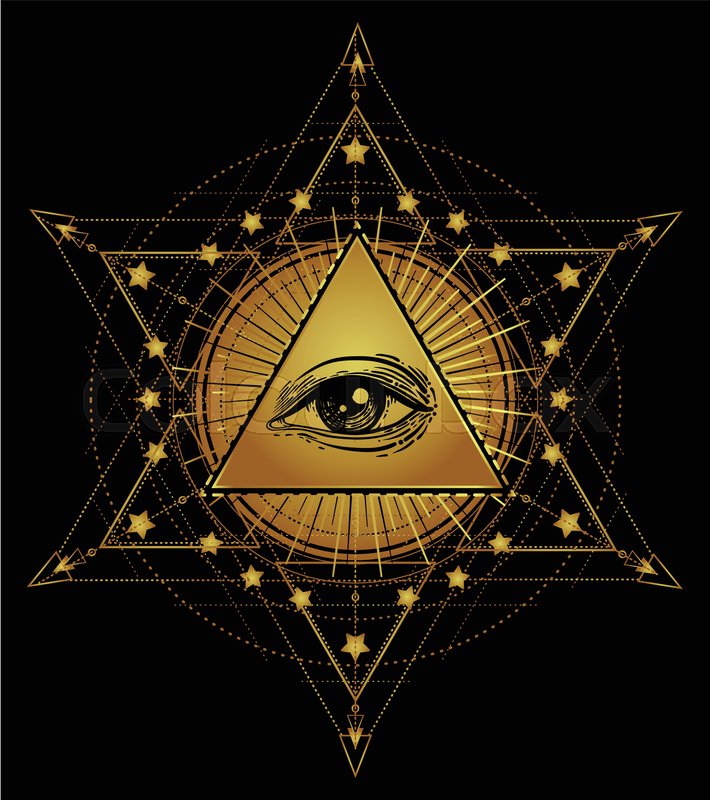 Illuminati Triangle Eye