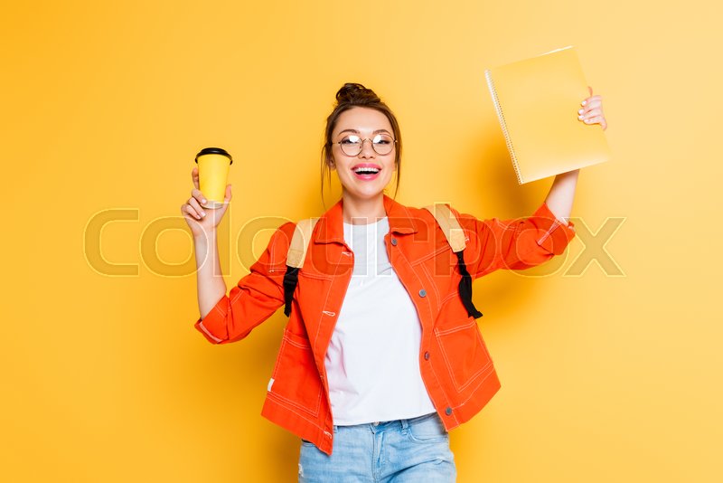 Excited Student Raising Hand