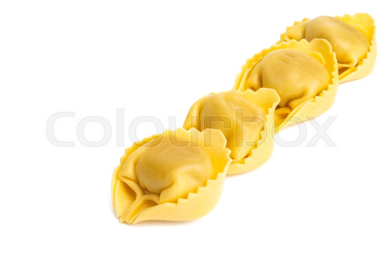 Ravioli isolated on white background | Stock image | Colourbox
