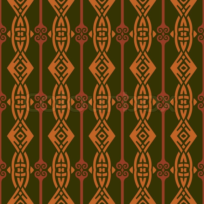 Pattern wallpaper vector seamless ... | Stock vector | Colourbox