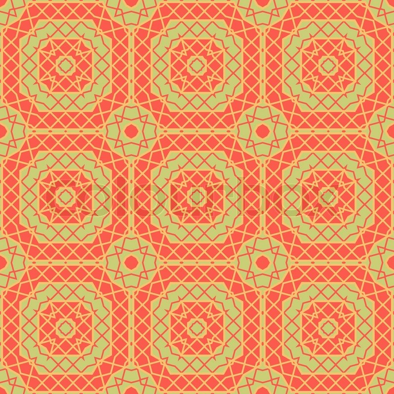 Pattern wallpaper vector seamless ... | Stock vector | Colourbox