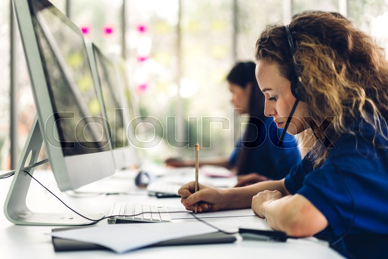 Happy Computer Customer