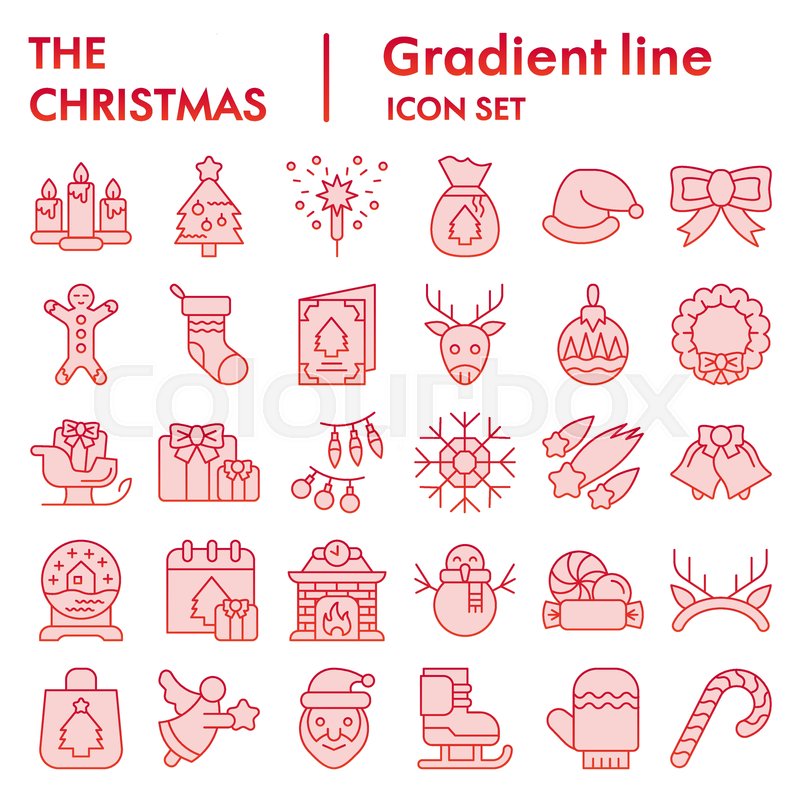 Winter Holiday Icons