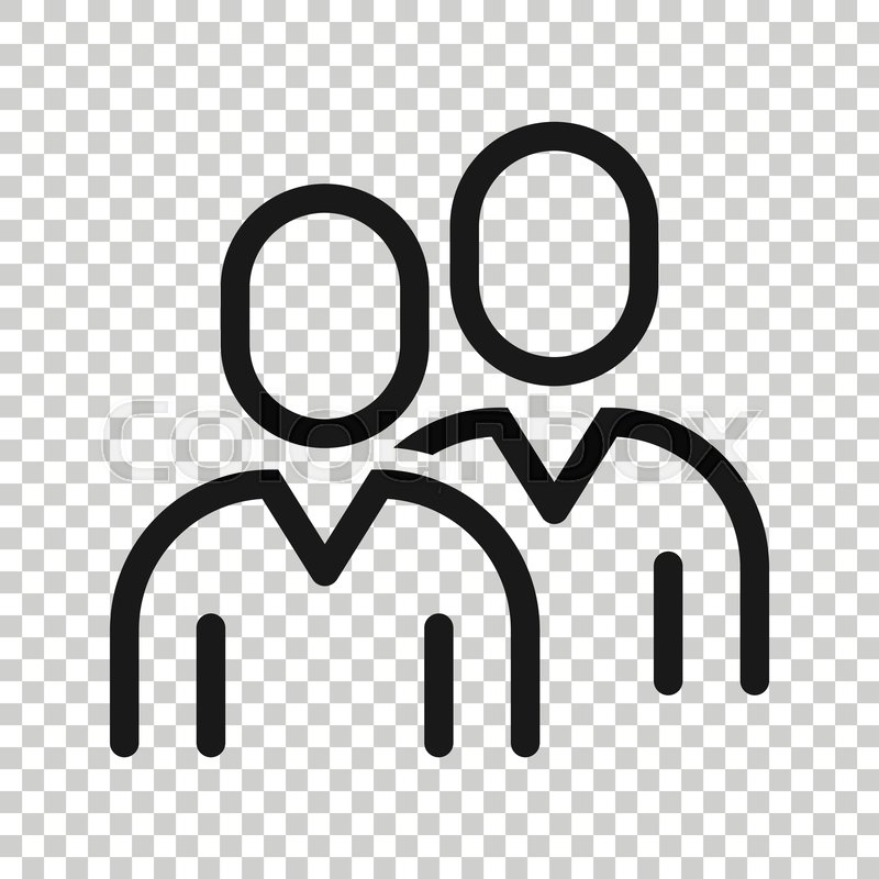 People communication icon in flat ... | Stock vector | Colourbox