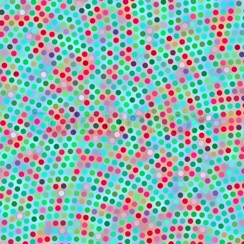Abstract rounded pixel points mosaic ... | Stock vector | Colourbox