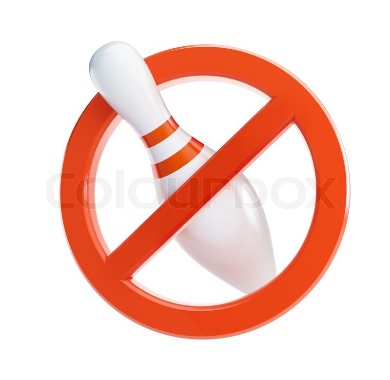 No bowling | Stock image | Colourbox