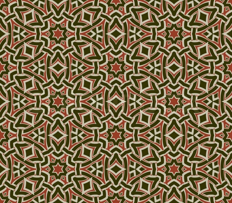 Pattern wallpaper vector seamless ... | Stock vector | Colourbox