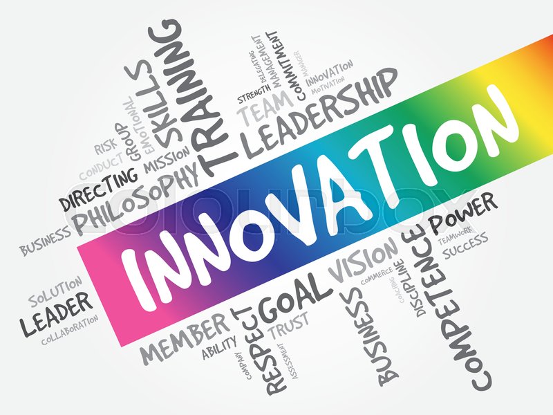 INNOVATION word cloud, business ... | Stock vector | Colourbox