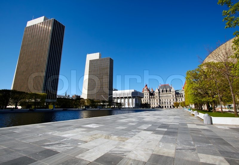Street view of Albany, New York | Stock image | Colourbox