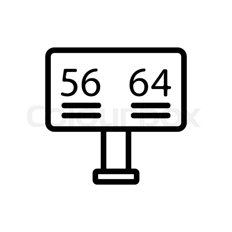 Simple Scoreboard Clip Art