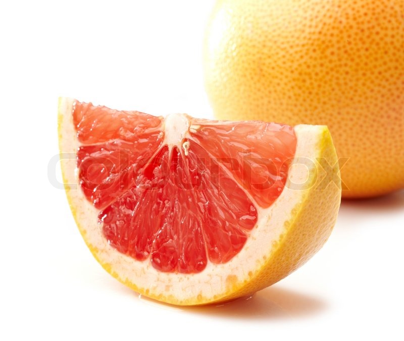 Grapefruit slice | Stock Photo | Colourbox