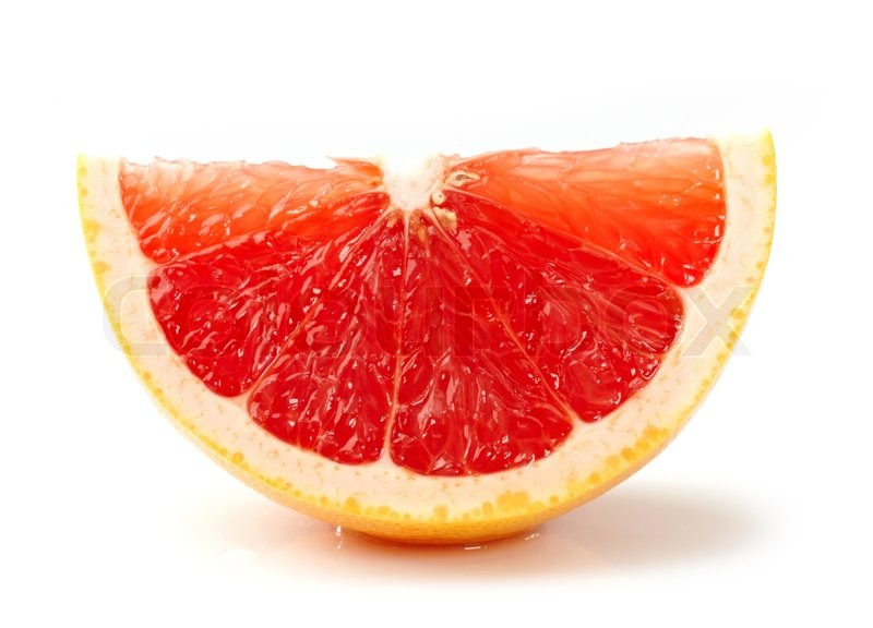 Grapefruit slice | Stock image | Colourbox