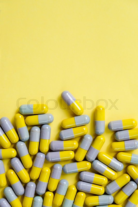 Image of capsule pills background | Stock image | Colourbox