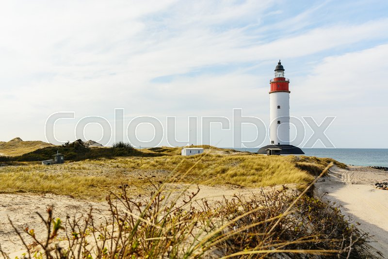 Scene from the idyllic island of anholt ... | Stock image | Colourbox