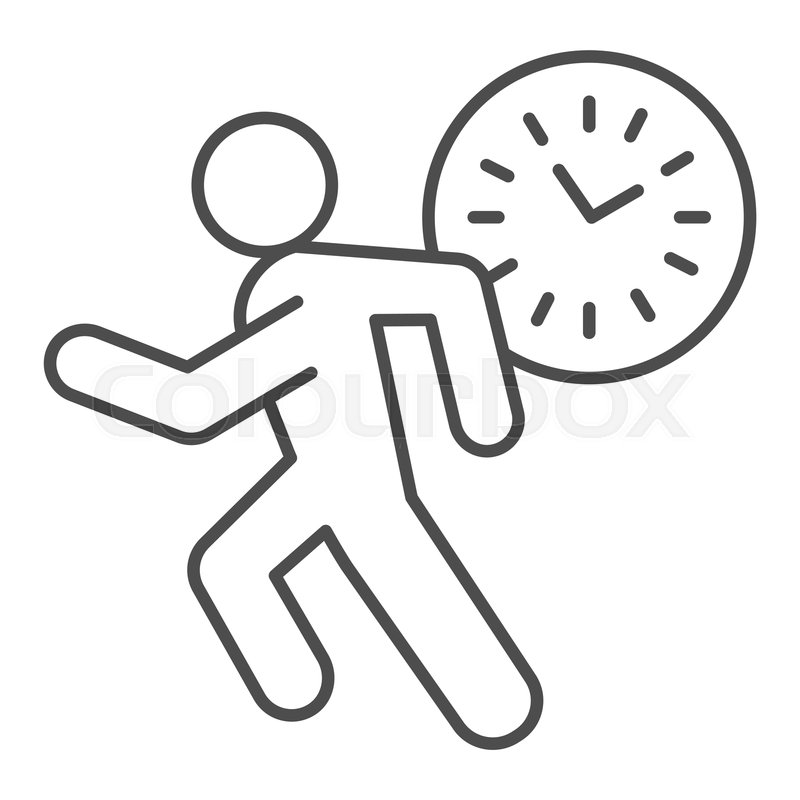 Late Clock Clipart