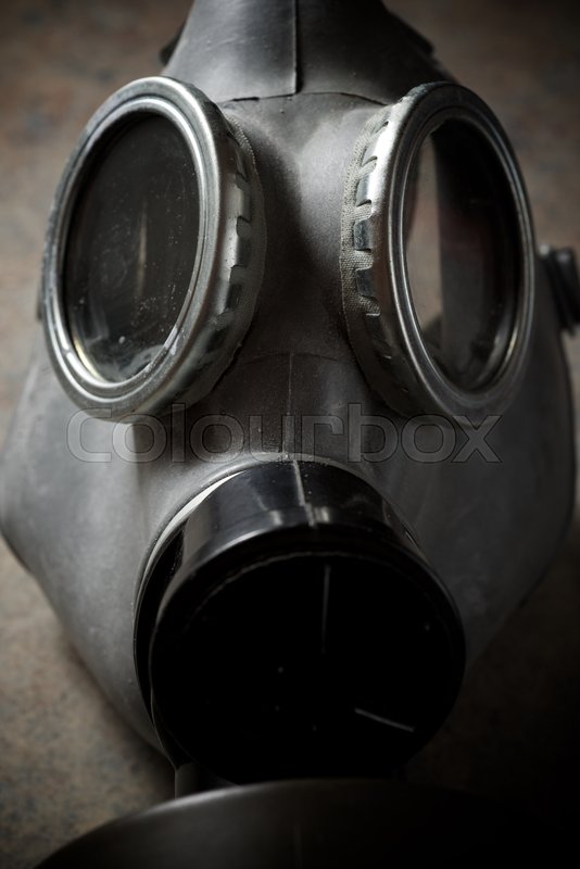 Retro gas mask close up | Stock image | Colourbox