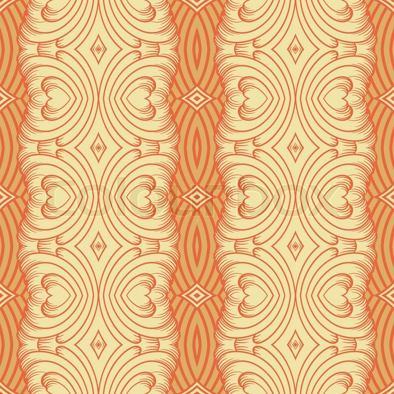 Pattern wallpaper vector seamless ... | Stock vector | Colourbox