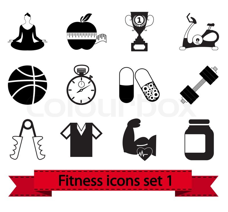 Fitness-Symbol 1 | Stock-Vektor | Colourbox