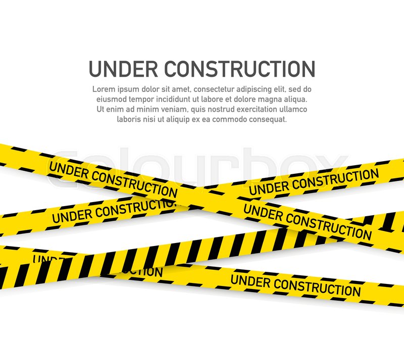 Construction Black And White Border