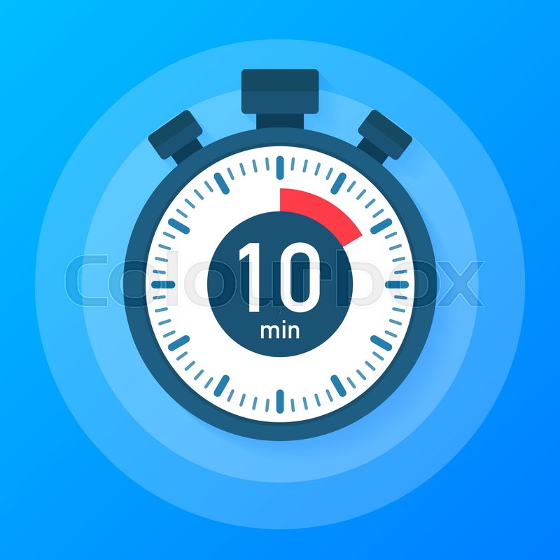Flat Stopwatch Icon