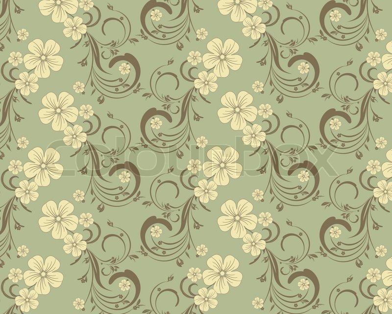 Vector cute flower background | Stock vector | Colourbox