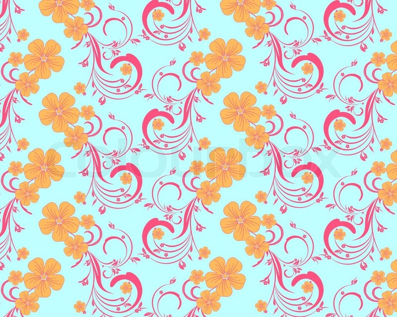 Vector cute flower background | Stock vector | Colourbox