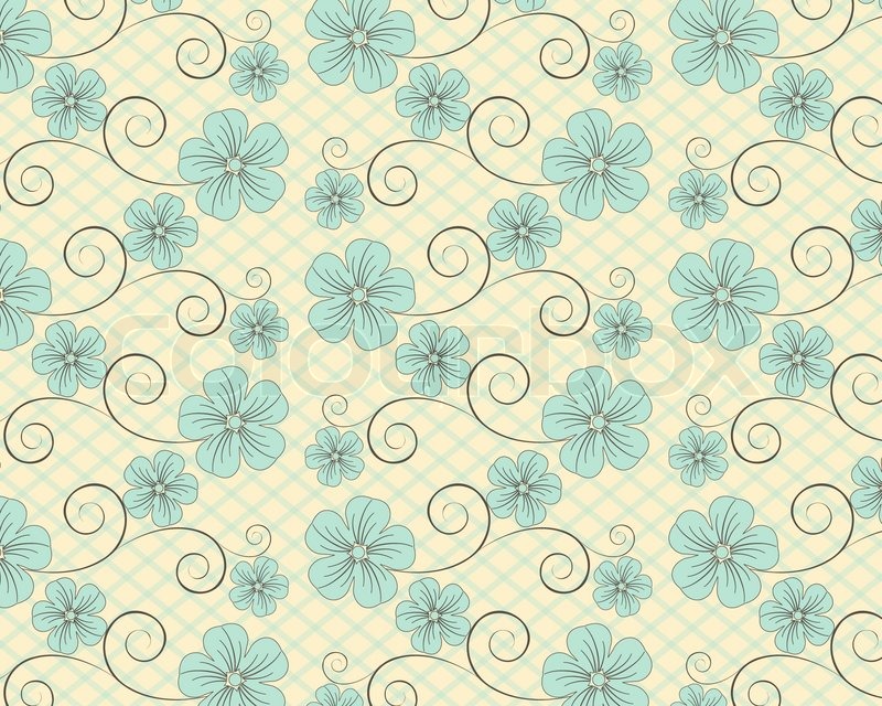 Vector cute flower background | Stock vector | Colourbox