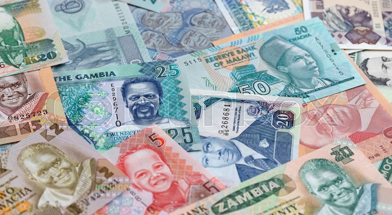 Variety of the African banknotes | Stock image | Colourbox