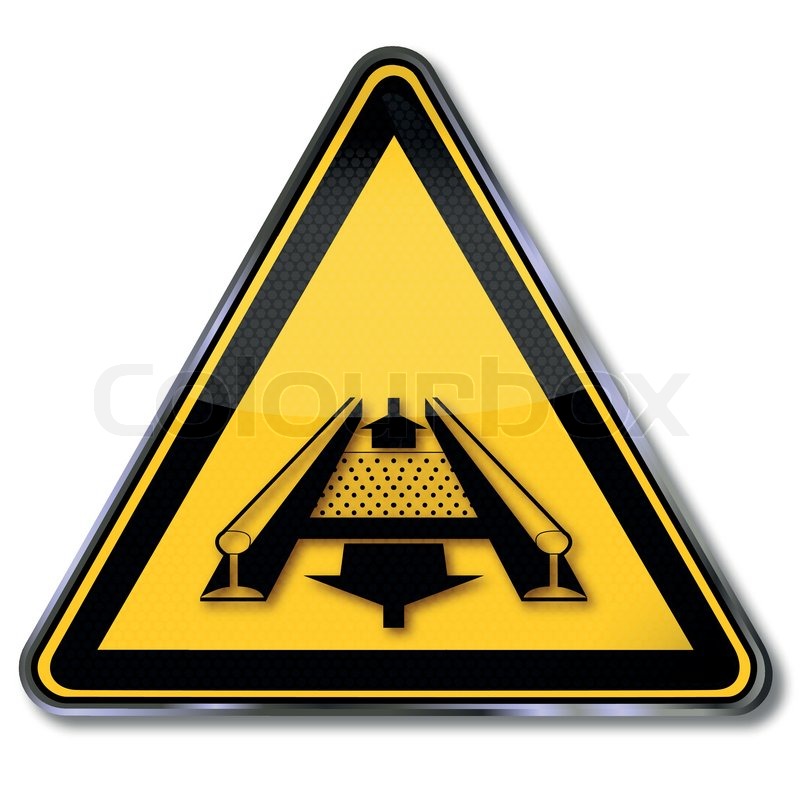 Track, train, hazard | Stock Vector | Colourbox