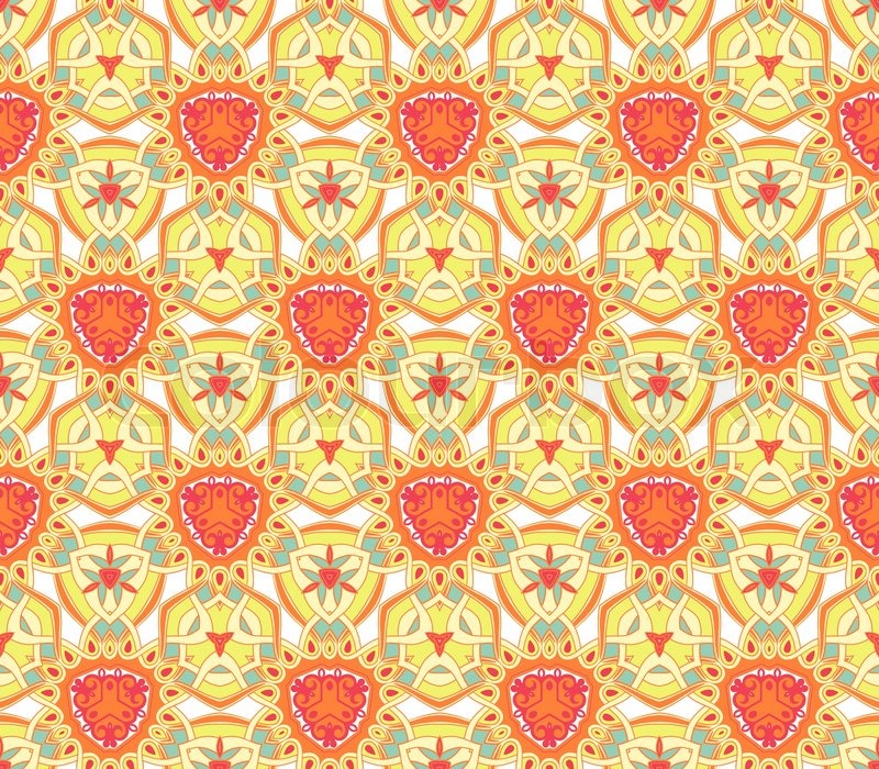 Pattern wallpaper vector seamless ... | Stock vector | Colourbox