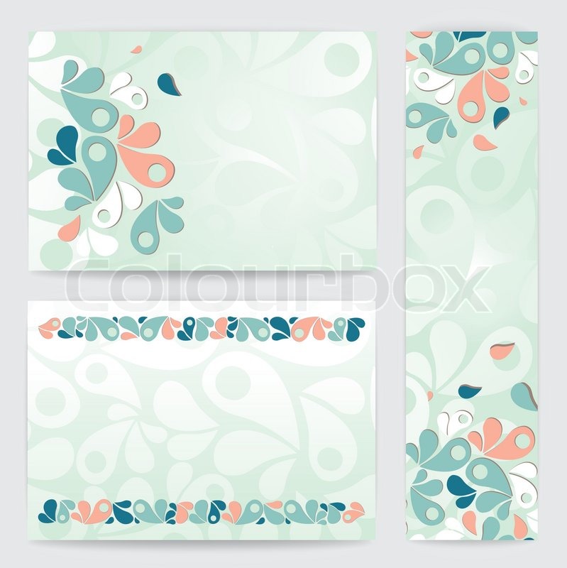 Drop backgrounds | Stock vector | Colourbox