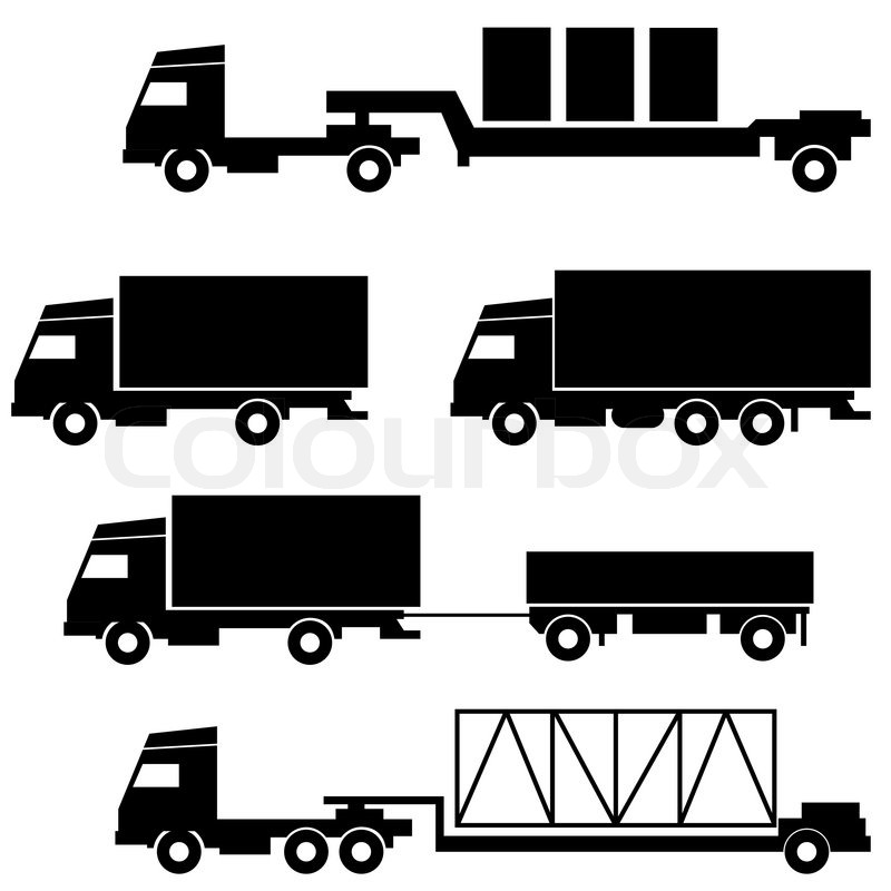 Set of vector icons - transportation ... | Stock vector | Colourbox