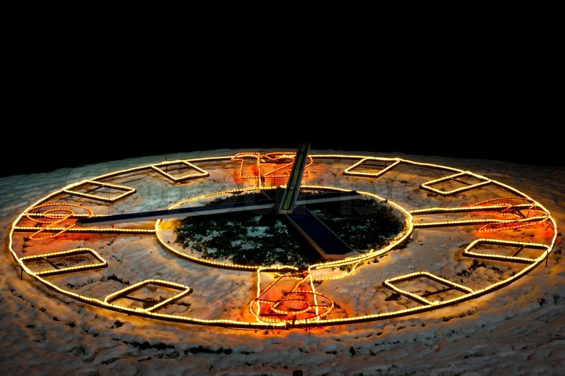 Light clock | Stock image | Colourbox