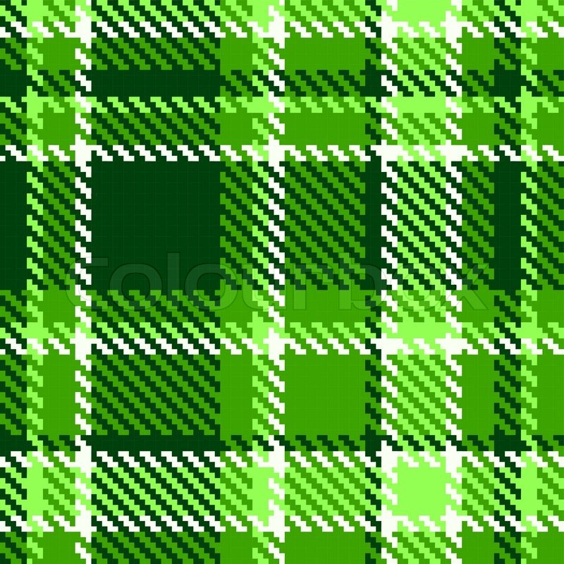 Seamless Checkered Green Color Vector ... | Stock vector | Colourbox