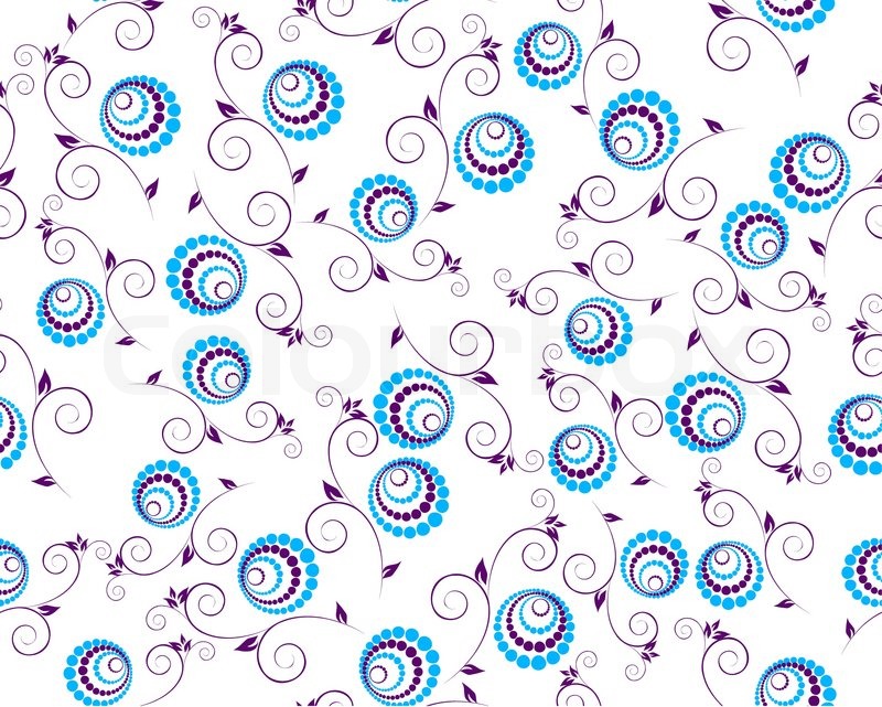 Vector cute flower background | Stock vector | Colourbox