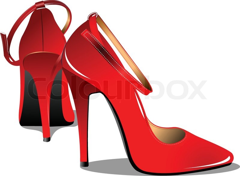 red shoes vector,www.npssonipat.com