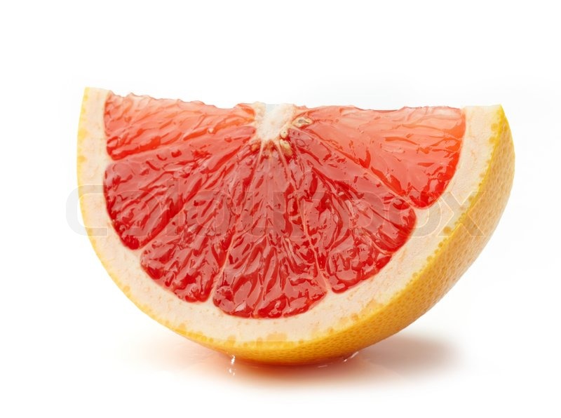 Grapefruit slice | Stock image | Colourbox