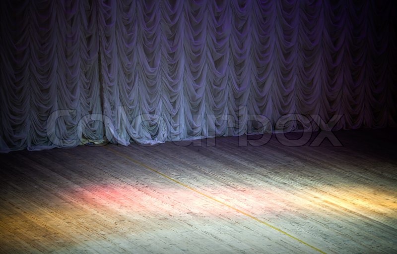 An empty theatrical stage | Stock image | Colourbox