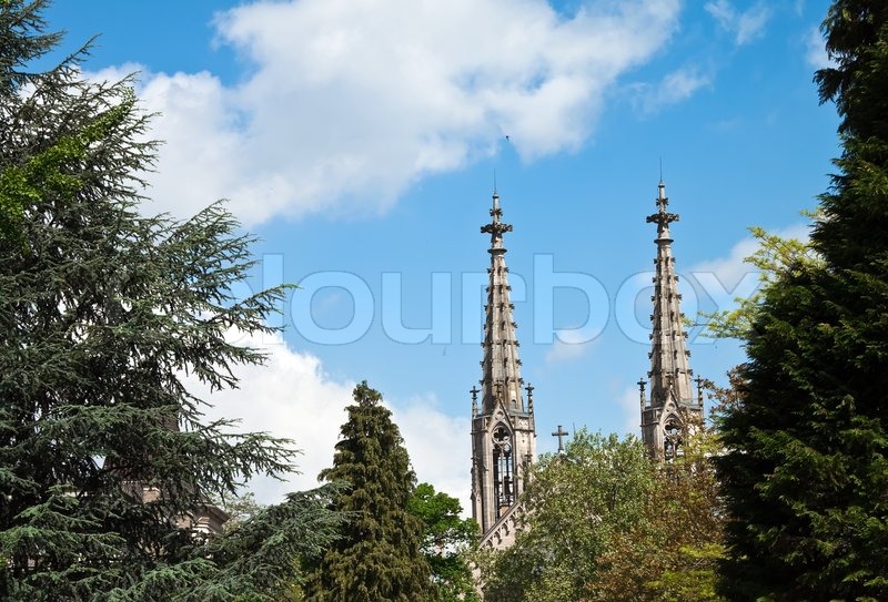 Church spire | Stock image | Colourbox