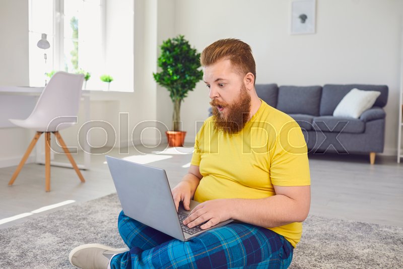 Fat Person Working