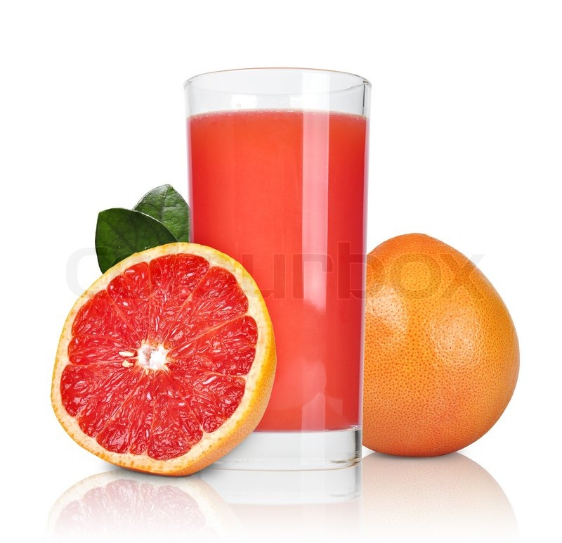 Pink grapefruit juice | Stock image | Colourbox