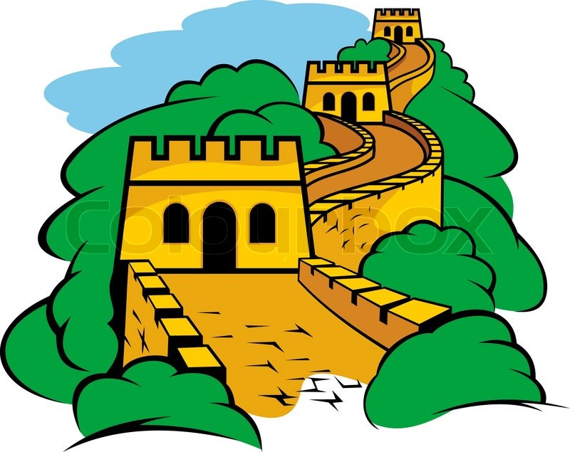 Cartoon Great Wall Of China at Deon Roden blog
